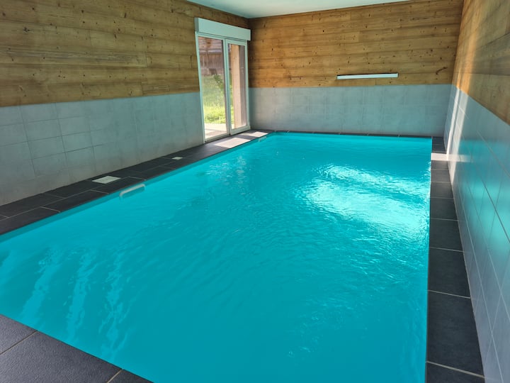 Chalet 15p Piscine Chauffée30° à L'année Spa Sauna - 
