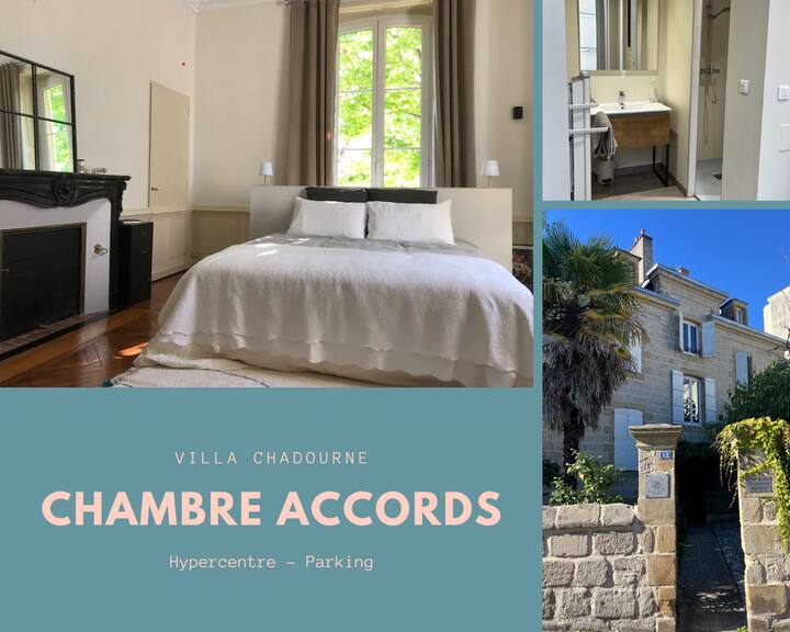 1.2 Villa Chadourne - Chambre Type Hôtel #Accords - Brive-la-Gaillarde