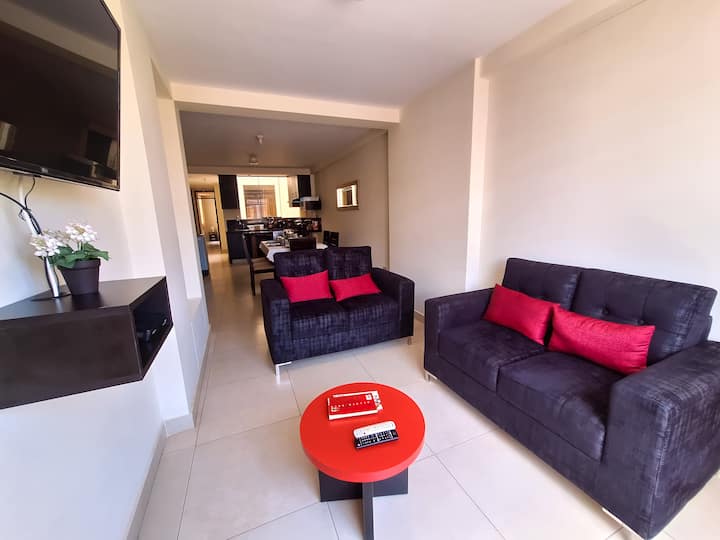 Furnished Apt With Kitchen, 4th Floor, 3 Bedrooms - Reque