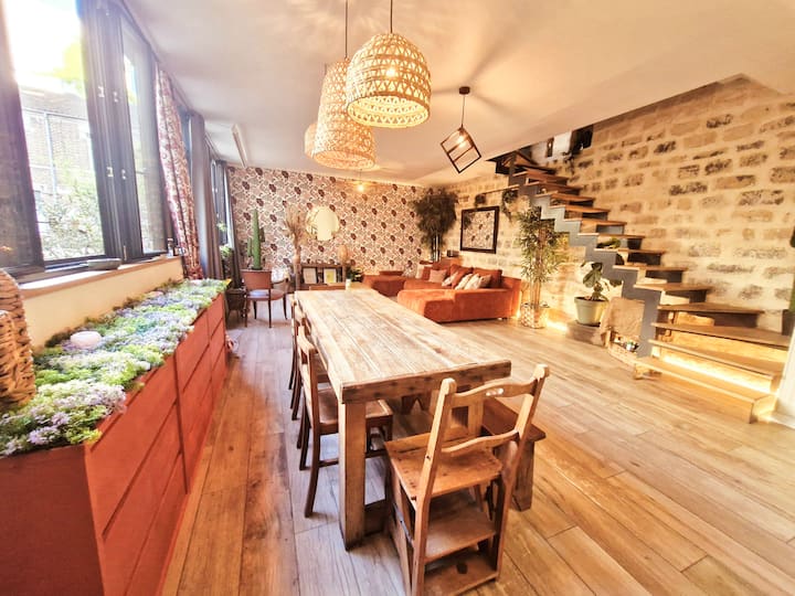 Belle Maison Avec Jardin+parking, Au Pied Métro - Asnières-sur-Seine