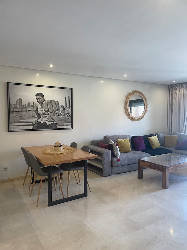 Appt Hyper Centre, 2 Chambres, Terrasse, Piscine - Marrakesh