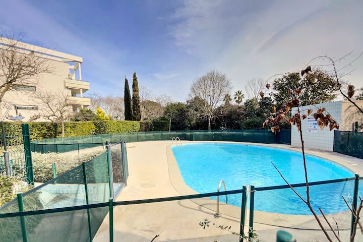 Jardin-clim-salle De Sport-piscine-12min Plage - Lattes