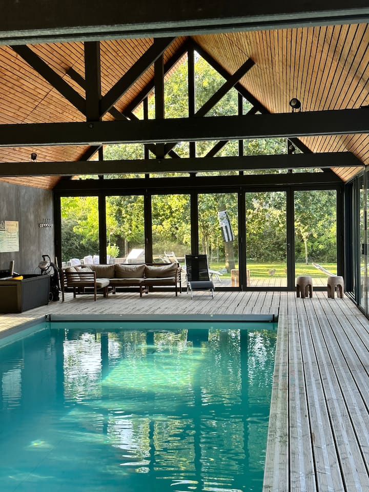 Grande Maison Authentique Avec Piscine Couverte - Saint-Brieuc