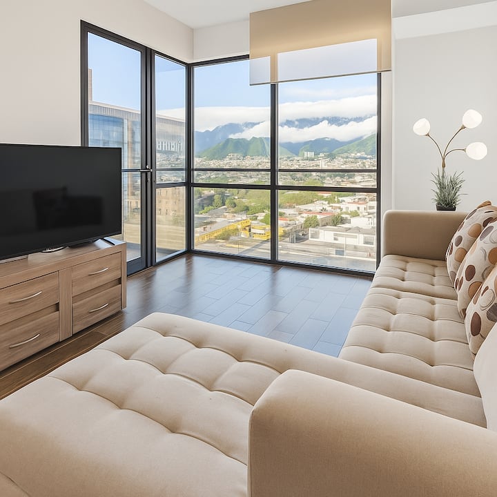 Luxury Panoramic Condo With Pool And Gym Access - Monterrey