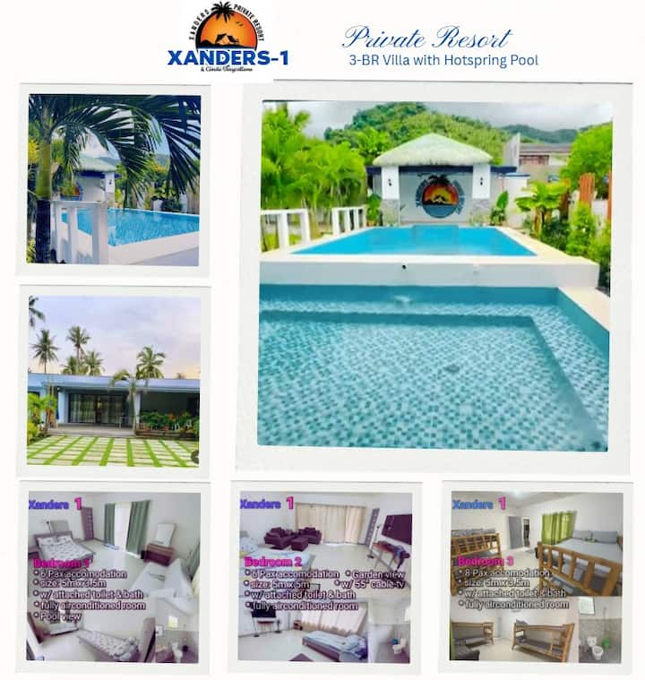 Xp1_3br Villa_private Resort W/ Hotspring Pool - Irosin