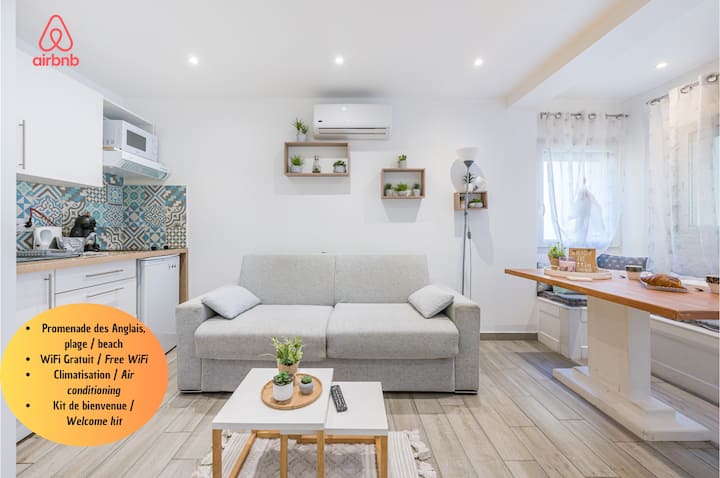 Le Cocon Niçois (5min Plage + Transport) - Nice