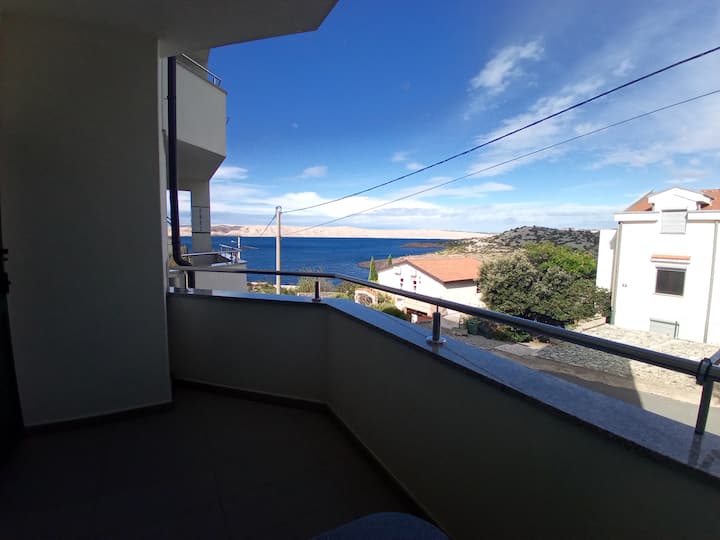 2+1 Apartment, Sea View, Easy Holiday, Hiking, - Karlobag