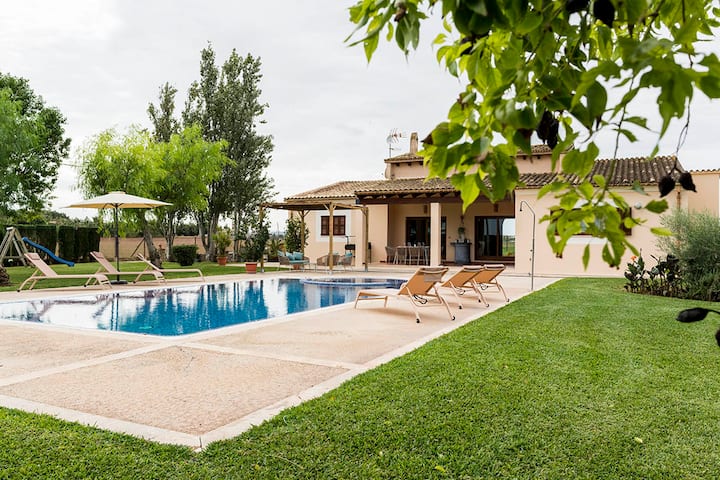 Son Crestes, Casa En Sa Pobla Con Piscina Y Jardín - Sa Pobla