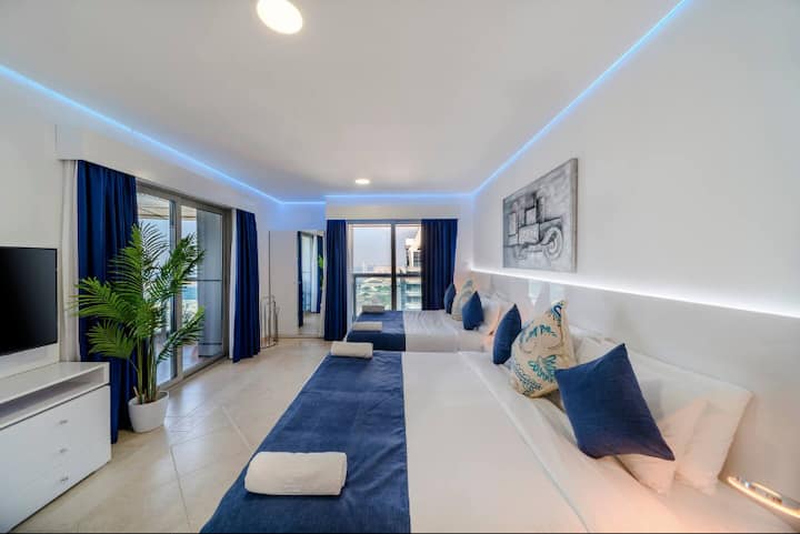 Oceanview Luxury Penthouse 4br Privatespa Balcony - Dubai Marina