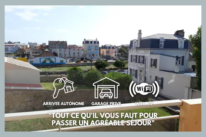 Coralline: Garage/terrasse/ménage/ 2 Pas De La Mer - Wimereux