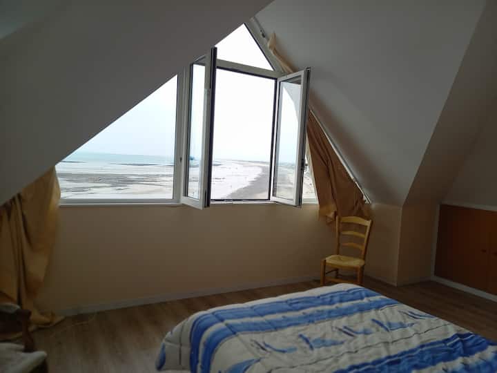 Chambre N°3 En Front De Mer - Donville-les-Bains