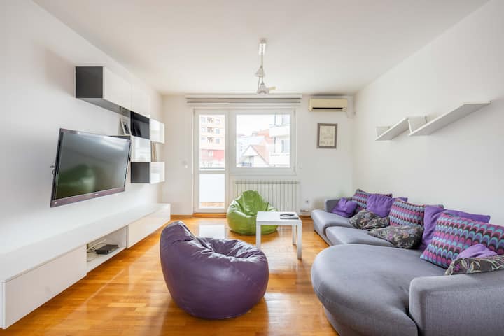 ❤️Charming Apt. W/ Free Parking And Terrace ⭐⭐⭐⭐⭐ - Belgrado