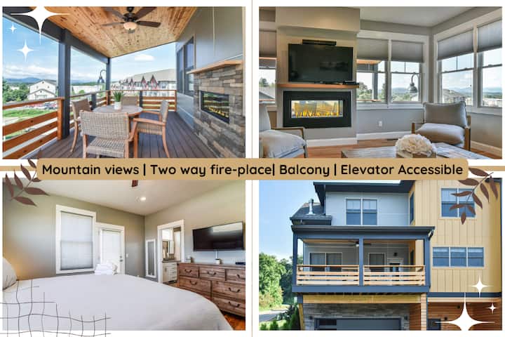 {Casita Asheville} Private Family Retreat + Balcony + Fireplace + Mountain Views - Asheville, NC