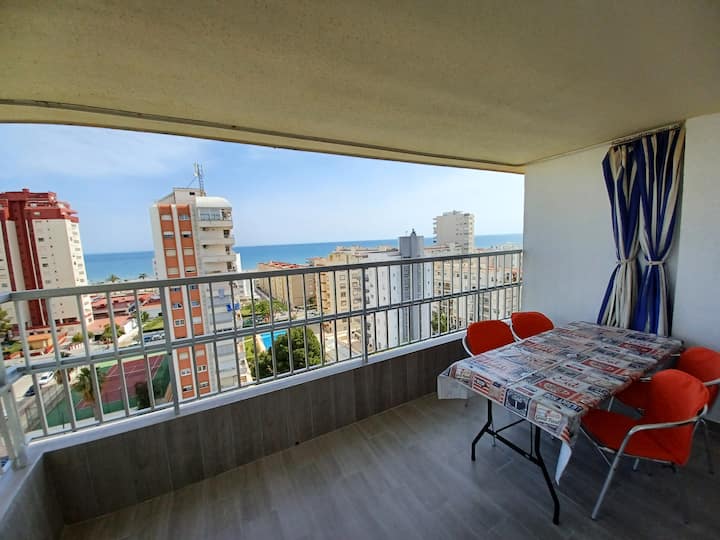 Apartamento Con Vistas Al Mar, Piscina Y Parking - Gandía