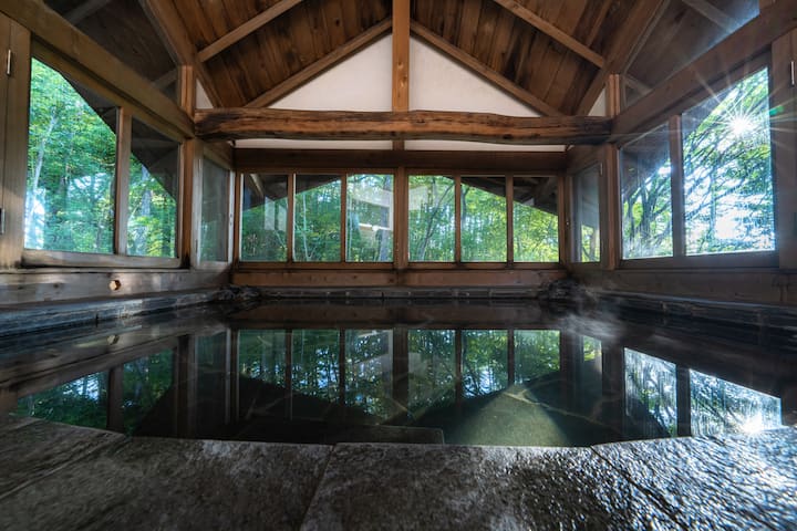 「源泉掛流し」貸切温泉付きヴィラ 洗心庵 - Azumino