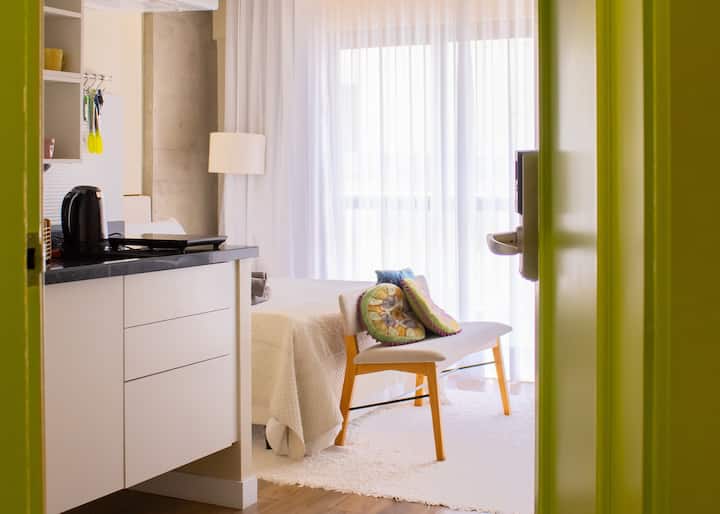 Estúdio Charmoso Prédio Novo. Centro De São Paulo - São Paulo