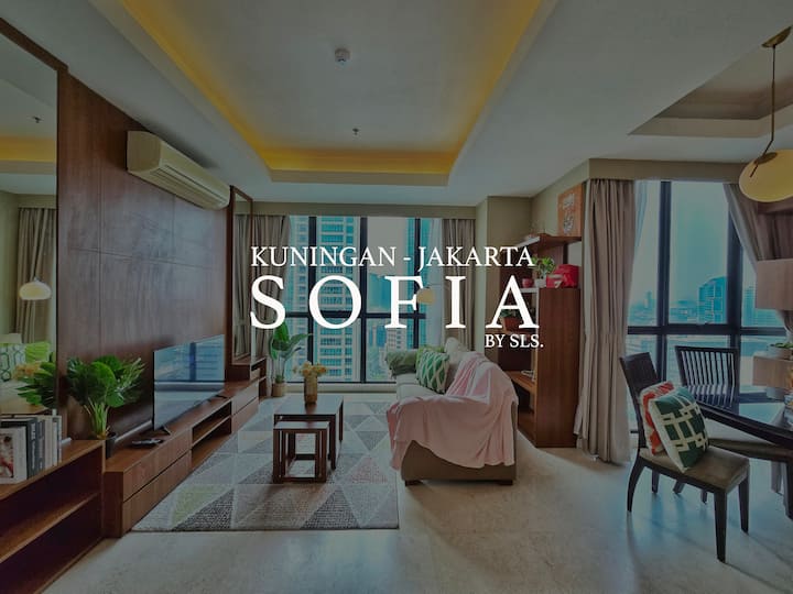 Sofia Sanliving • 2br King •Kuningan • Mall Access - Jakarta