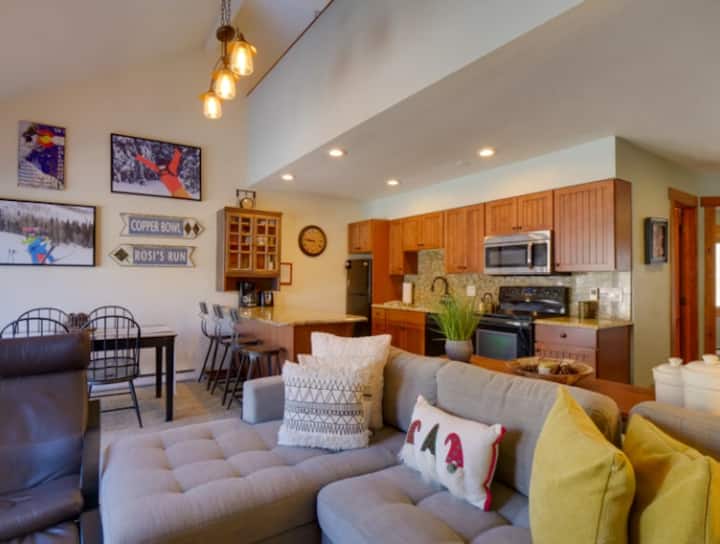 Perfect Copper Mtn Townhome- Ski-in - Copper Mountain, CO