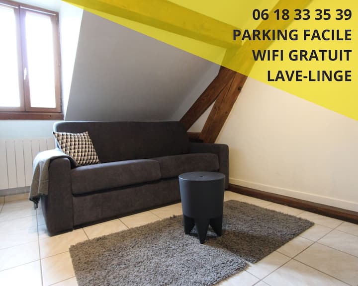 Idéal Petit Budget + Wifi + Parking Gratuit - Annecy