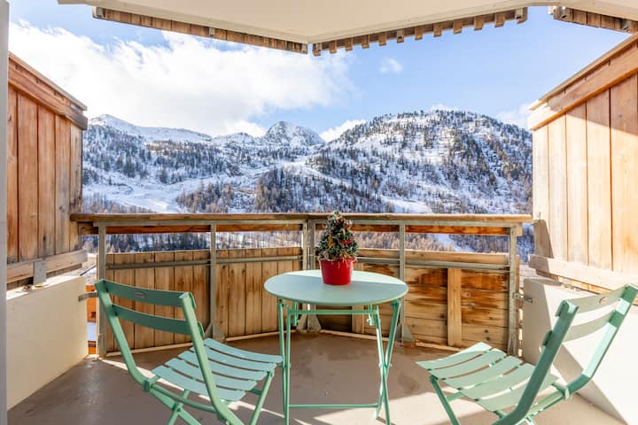 Adorable 27m2 Isola 2000 Avec Terasse Et Vue - Isola 2000