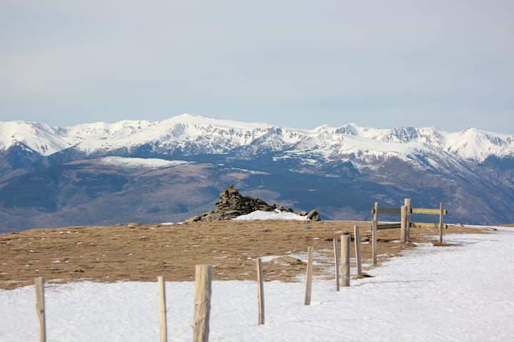 Gd Faux T3 Plein Sud Vue Pano Montagnes 4/6 Pers - Font-Romeu-Odeillo-Via