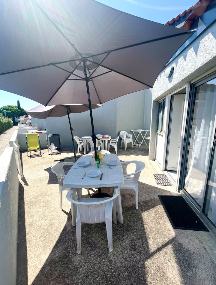 Maison Dans Résidence 3 éToiles Proche De La Plage - Saint-Cyprien