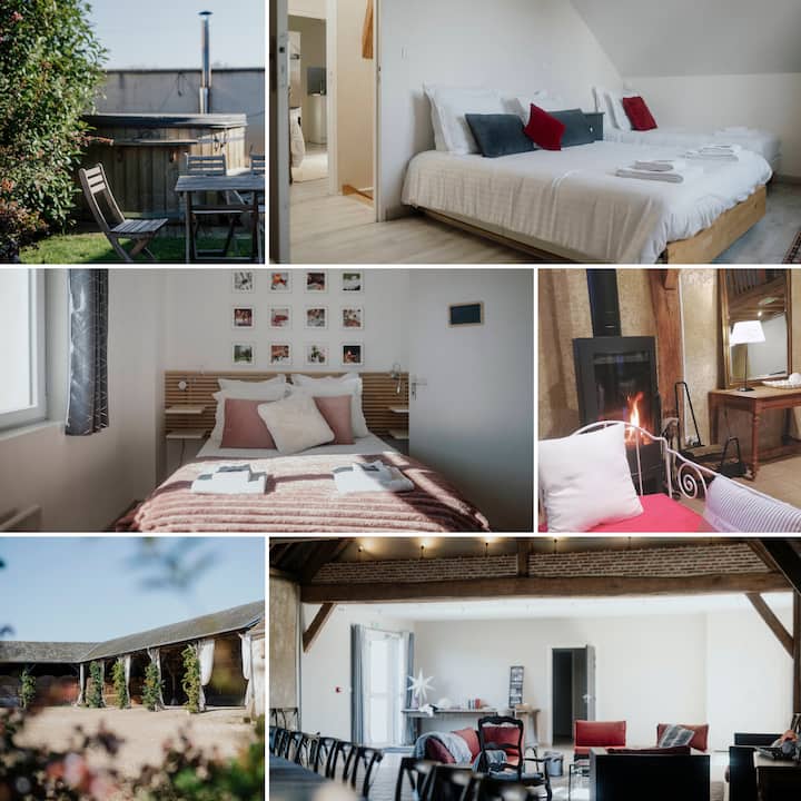 Grand Gîte 24 Pers 1 H Paris - Bain Nordique - Chartres