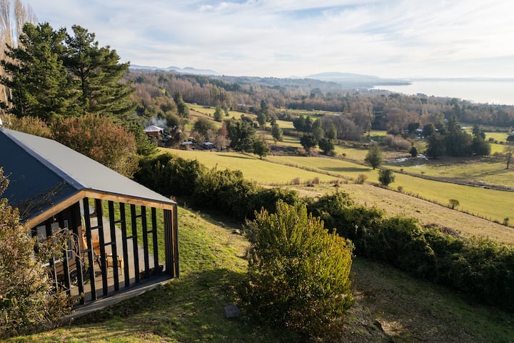 Fantastic Lake View, Petricor Eco Lodge. - Pucon