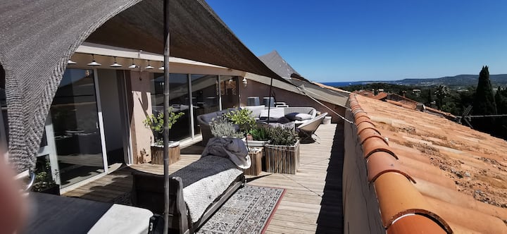 Duplex Avec Terrasse Grimaud Village. - Grimaud