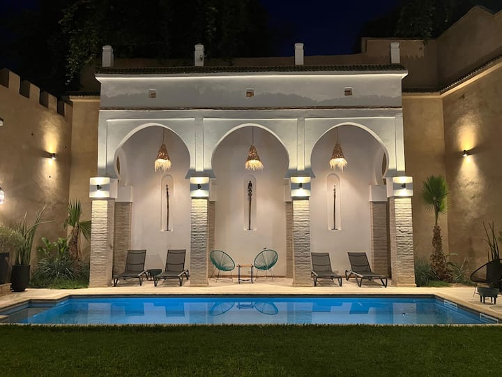 Riad Les Terrasses De Salam Avec Piscine - Taroudant