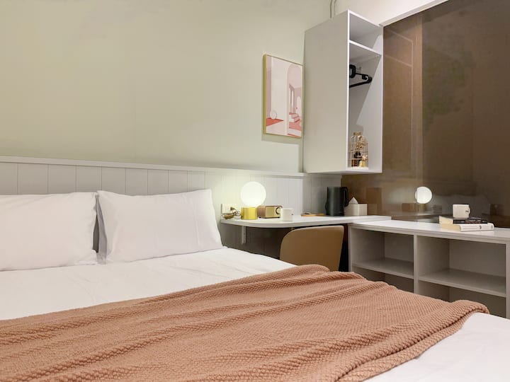 3 Mins To Mrt｜elevator｜dbl Bed｜own Bathroom｜k33 - Da’an District