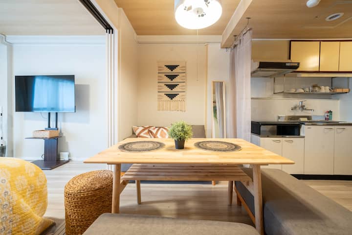 Susukino/2bathroom&2toilet/8pax/4beds/2bedrooms - Sapporo