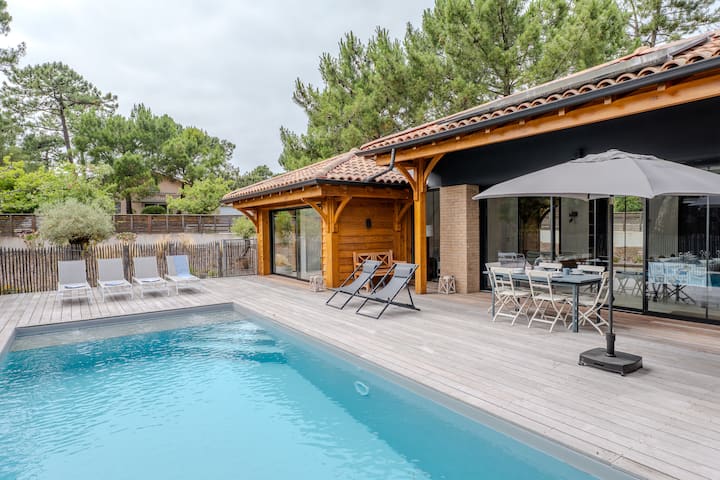 Magnifique Villa Avec Piscine Chauffée Au Canon - Cap Ferret