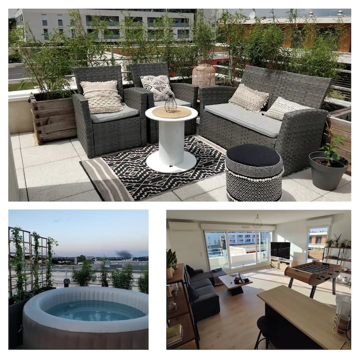 Magnifique Rooftop Aux Portes De Montpellier - Juvignac