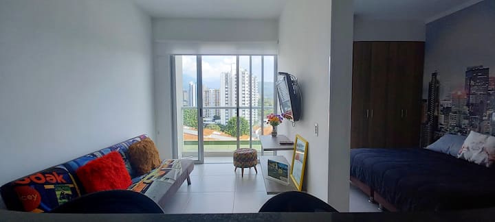 Apartaestudio Amoblado Con Aire Acondicionado - Floridablanca