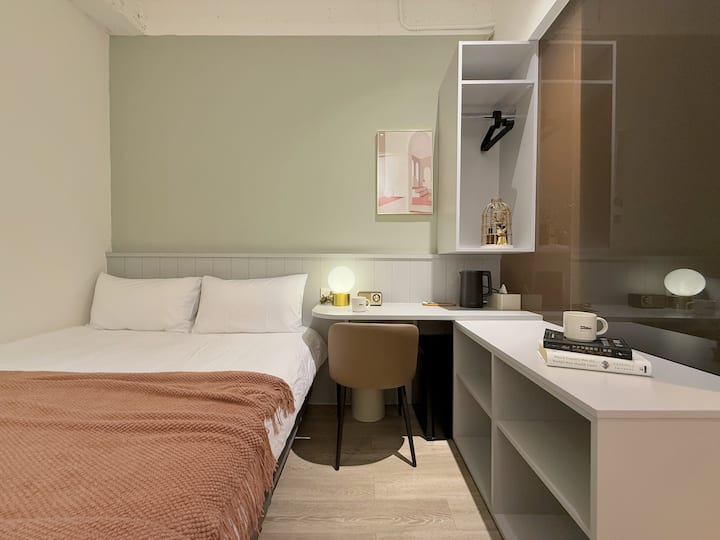 3 Mins To Mrt|double Bed W/ Private Bathroom|k23 - 新莊區