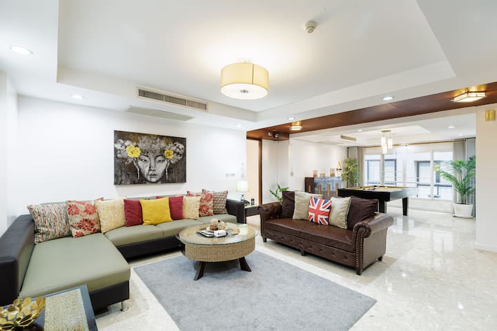 Lux Suite 3br• Pool/dining• Hotel Service•nana Bts - Bangkok