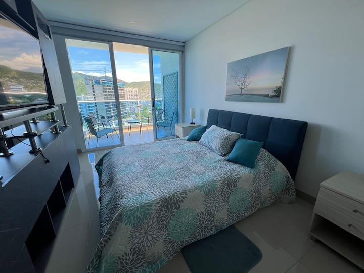 Hermoso Loft Con Vista Al Mar, Rio Y Sierra - 콜롬비아