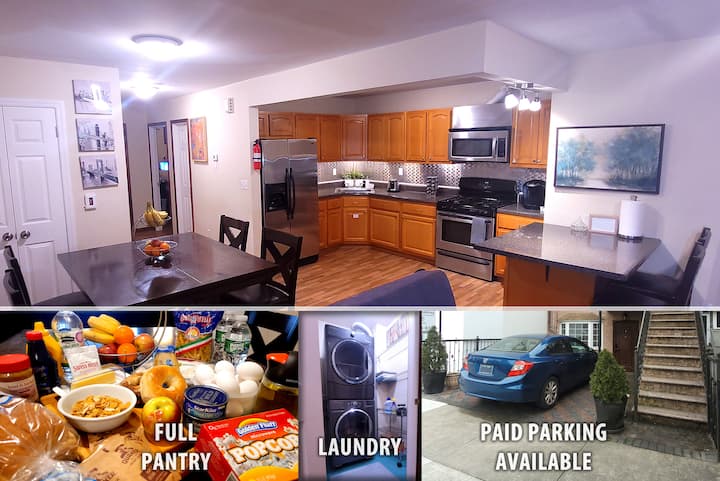 Modern & Clean Suite With Netflix + Laundry - Arthur Ashe Stadium - NYC