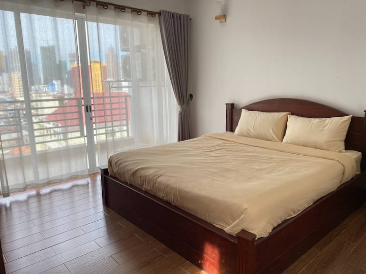 (501) Spacious 1 Bedrm Apt @ Russian Market - Phnom Penh