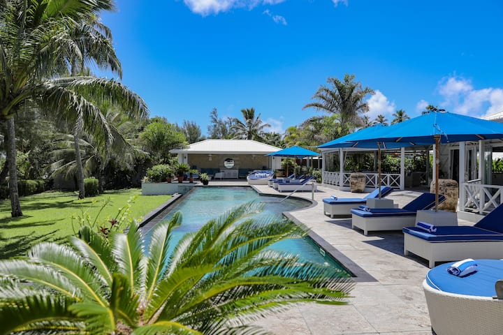 Waterfoot House - Private Beachfront Villa Complex - Cook Islands