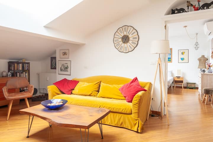 Sarpi 8 - Lumineux Bohémien Loft - Ac - Milan