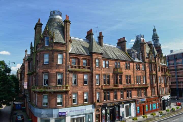 Private Room, City Centre With Roof Top Garden - Glasgow
