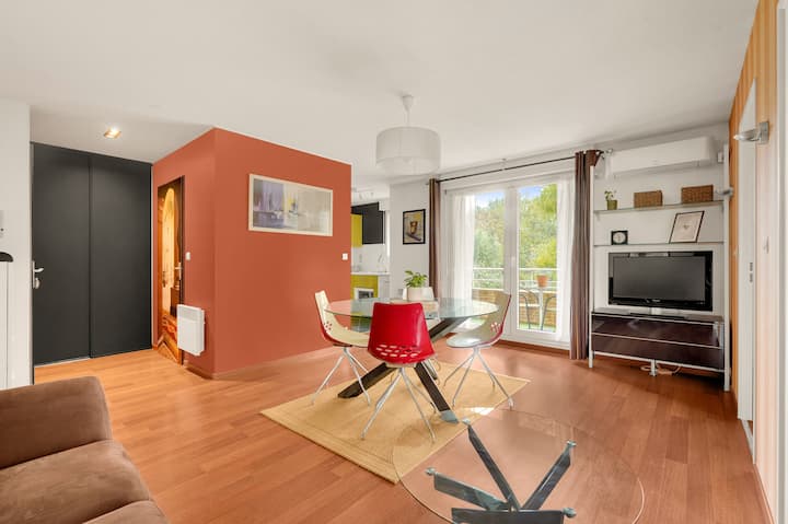 Le Jardin Des Muses - Climatisé, Piscine, Parking - Toulouse