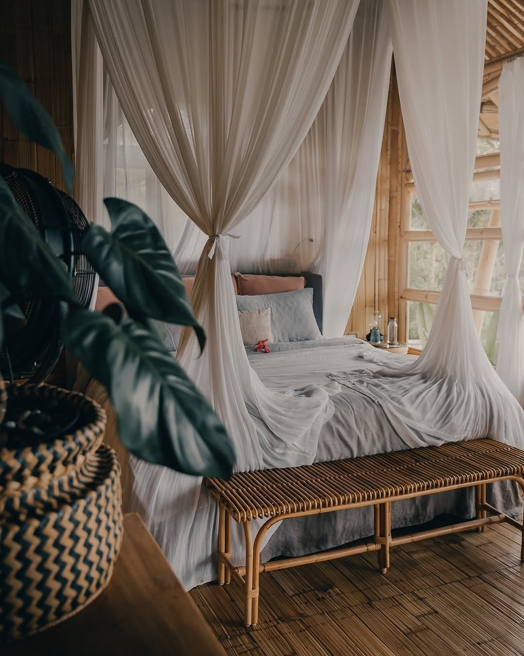 Jiva Bali - Nyan - Villa de luxe avec vue sur le volcan - Cabanes à ...