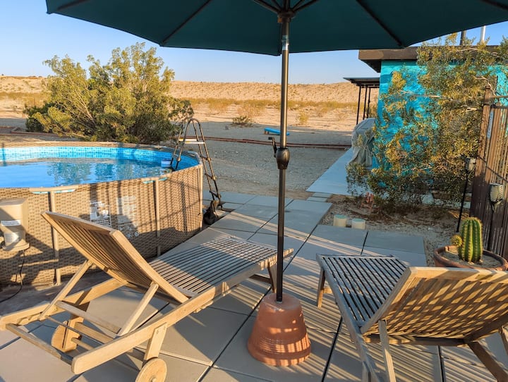 Pinto House! - 5 Fenced Acres - Private Pool + Spa - Joshua Tree National Park