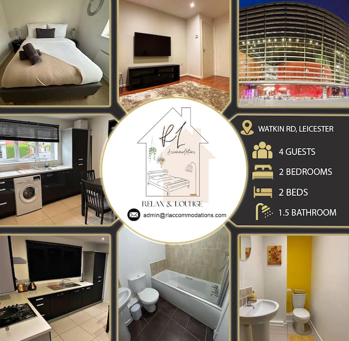 Cozy 2-bedroom House • Leicester | Wifi & Parking - Leicester
