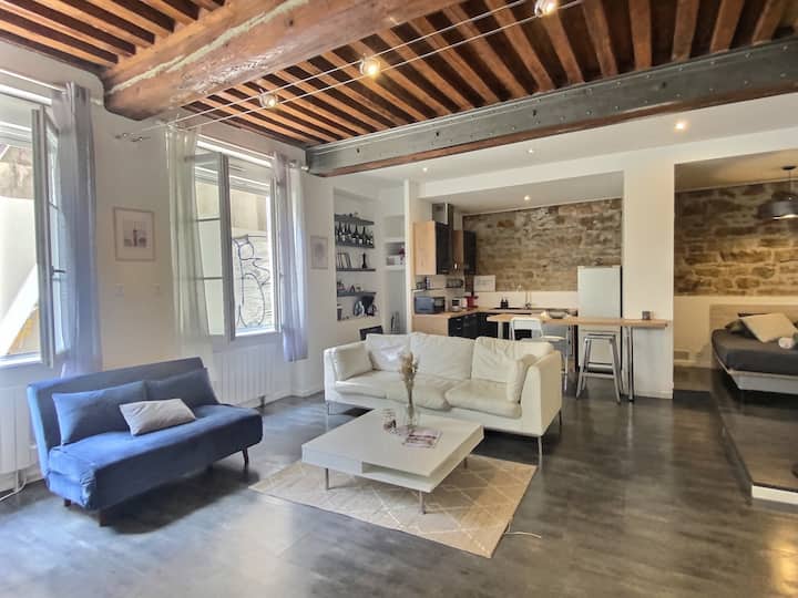 Suite Lyonnaise : 48m² Charme & Calme, Centre Lyon - Lyon