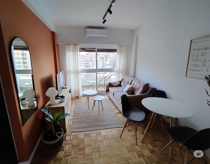 Departamento 2 Ambientes Cálido Y Luminoso Palermo - Buenos Aires