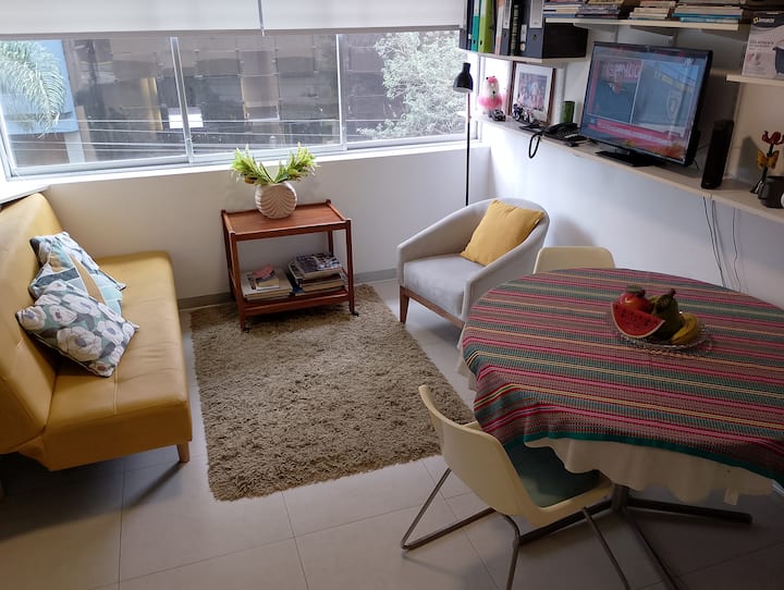 Céntrico 55m2/2dorm - Pq.kennedy Miraflores - Peru